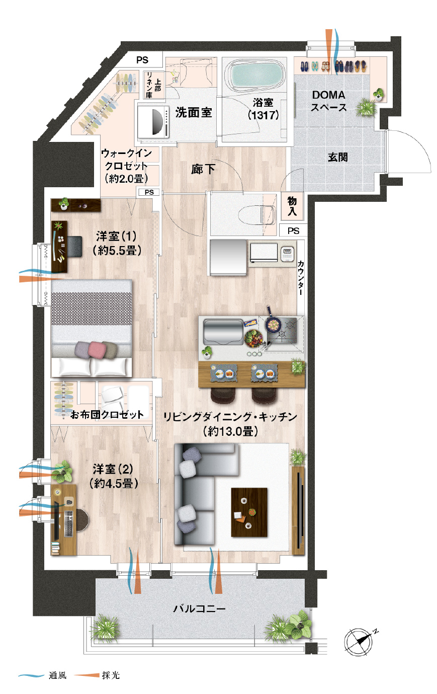 【ホームズ】デュオヒルズ川口元郷ESTの建物情報 | 埼玉県川口市元郷一丁目1945番(地番)
