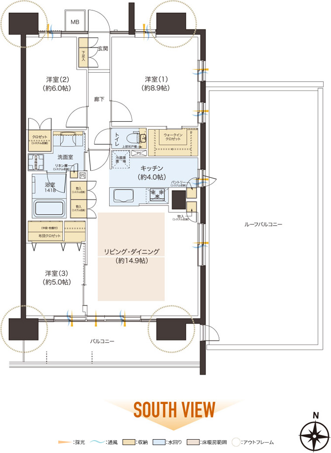 【ホームズ】レーベン小鶴新田 THE ONEの建物情報 | 宮城県仙台市宮城野区新田東三丁目7番(地番)