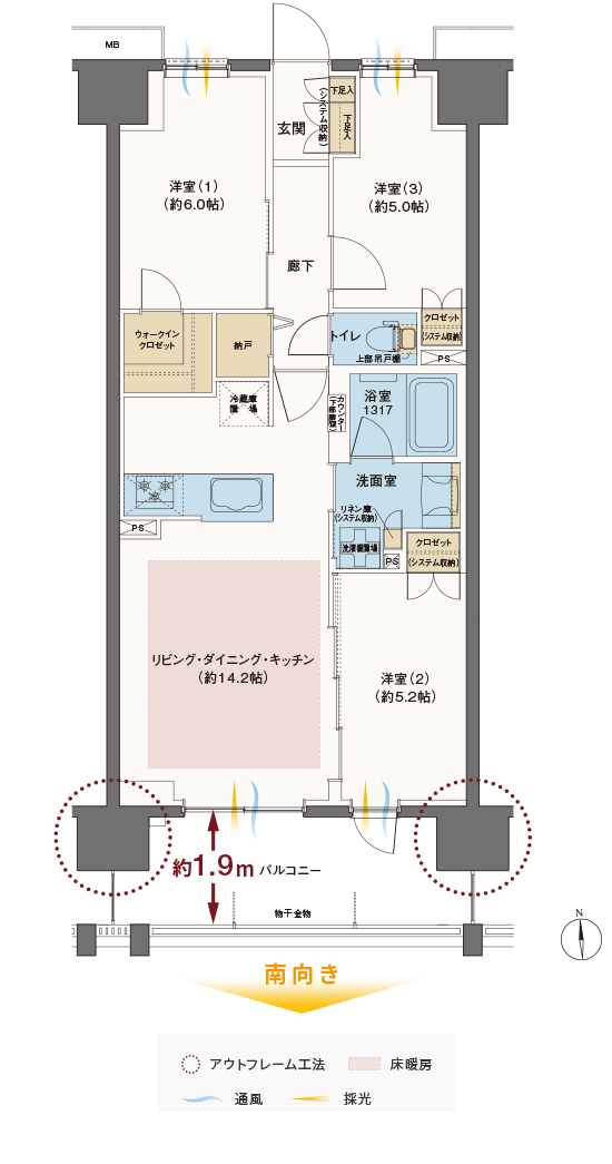 【ホームズ】レーベン野々市 ONETHEREAの建物情報 | 石川県野々市市堀内四丁目161番1(地番)