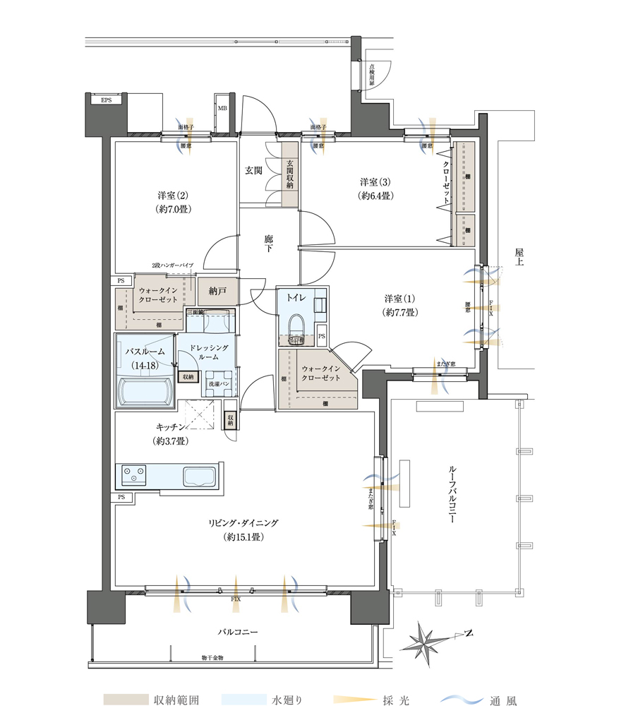 【ホームズ】サーパス安野屋スクエアガーデンの建物情報 | 富山県富山市安野屋町三丁目4-1(地番)