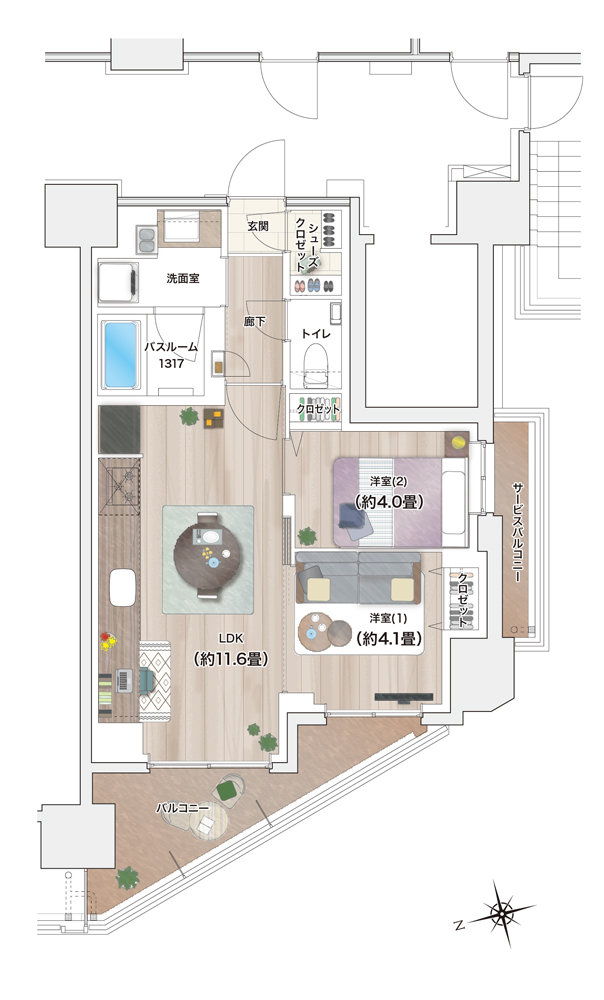 【ホームズ】イニシア北千住レジデンス 最終期の建物情報 | 東京都足立区千住寿町56番6他1筆(地番)