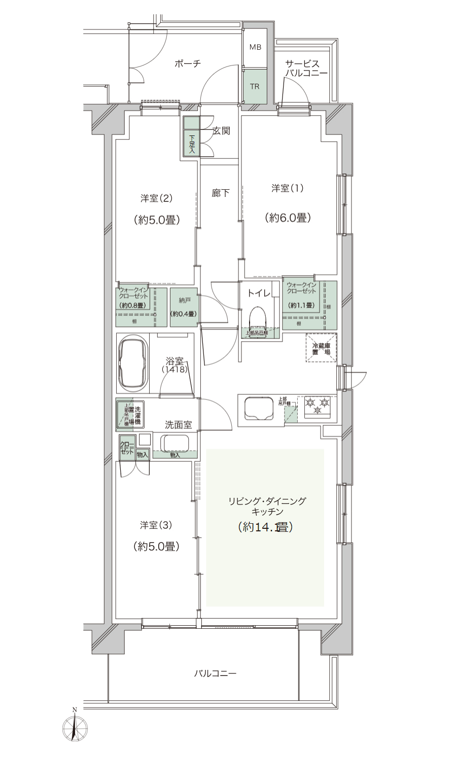 【ホームズ】クレストラフィーネ新川崎｜新築マンションの物件情報（価格・間取り）