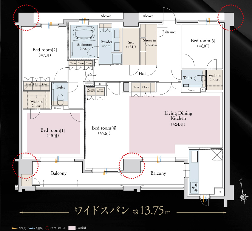 【ホームズ】レ・ジェイド金山グランデの建物情報 | 愛知県名古屋市中区伊勢山二丁目910番(地番)
