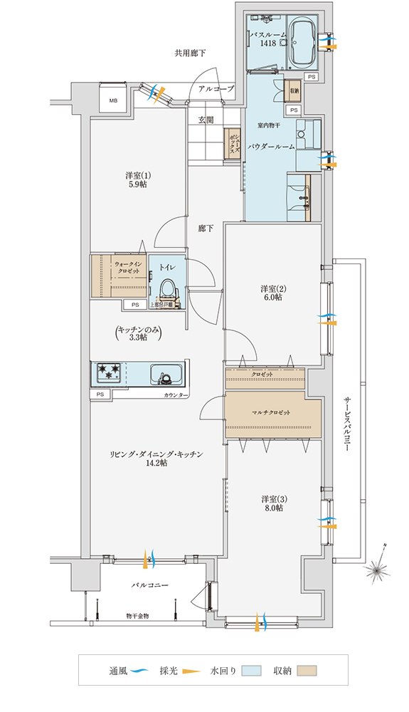 【ホームズ】アルファスマート女池上山の建物情報 | 新潟県新潟市中央区女池上山2丁目490番1
