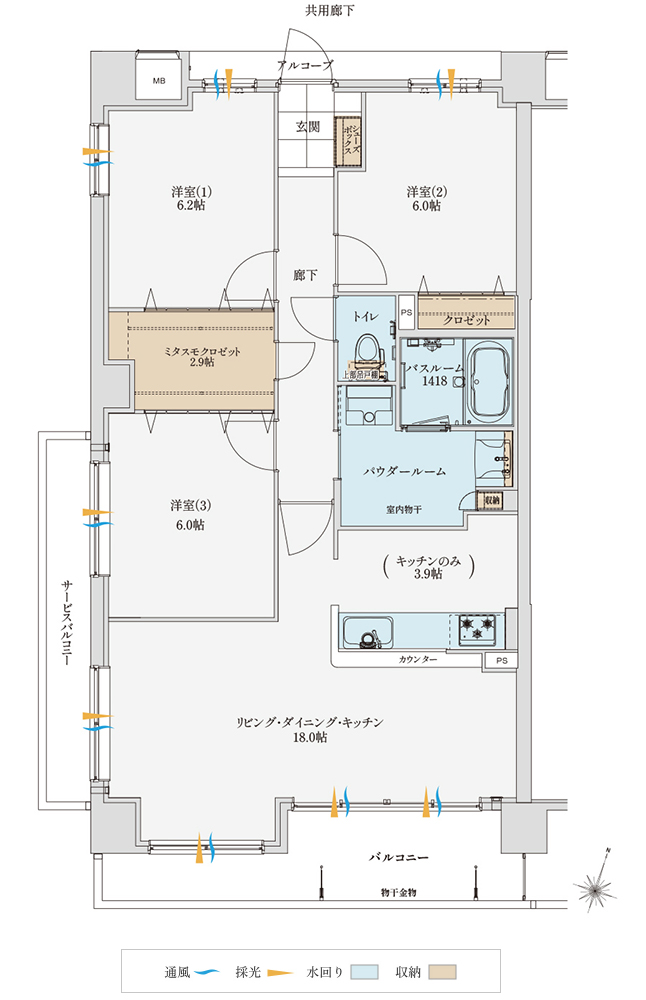 【ホームズ】アルファスマート女池上山の建物情報 | 新潟県新潟市中央区女池上山2丁目490番1