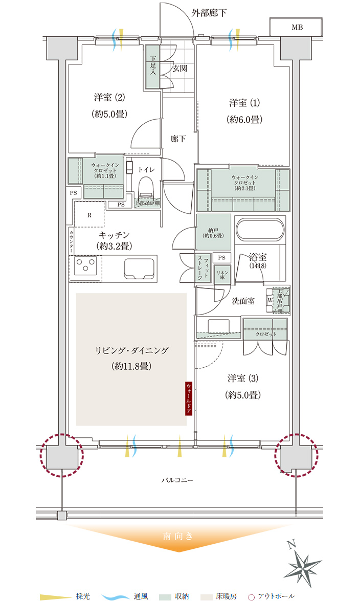 【ホームズ】ローレルコート立川錦町の建物情報 | 東京都立川市錦町六丁目43番1(地番)
