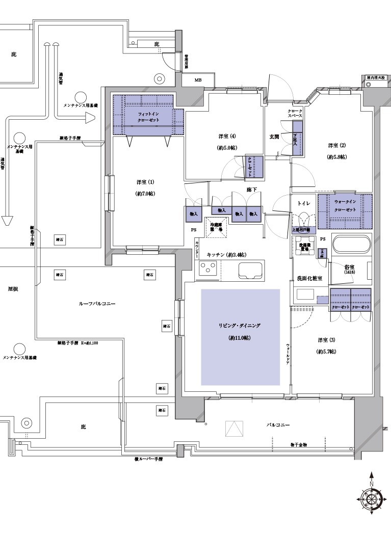 【ホームズ】プレシス国分寺の建物情報 | 東京都国分寺市東恋ヶ窪四丁目24-1他(地番)