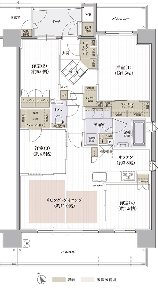 【ホームズ】クレアホームズ長束 ザ・レジデンスの建物情報 | 広島県広島市安佐南区長束5丁目1674番5、1676番4(地番)