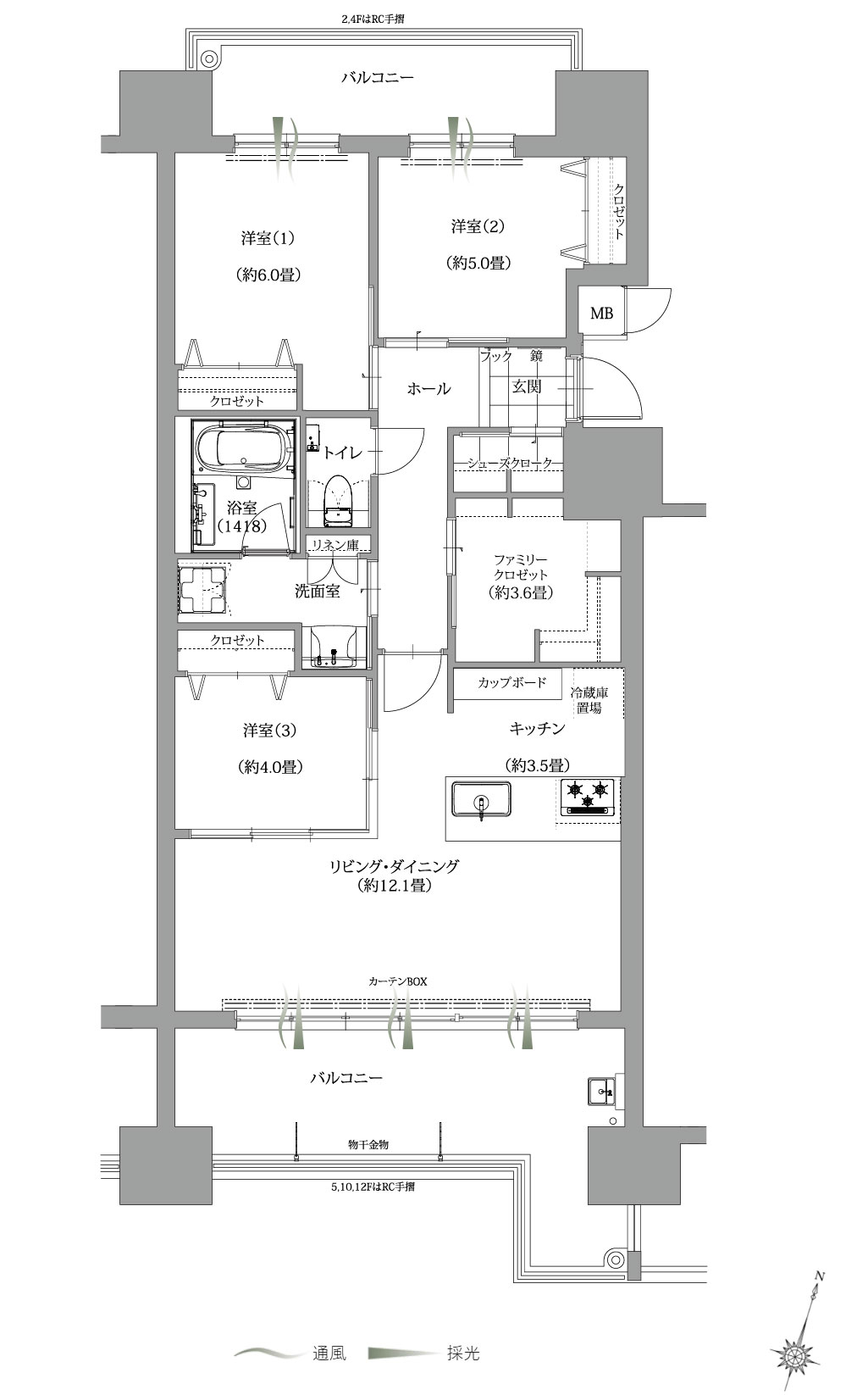 【ホームズ】エンクレストガーデン福岡の建物情報 | 福岡県福岡市中央区小笹4丁目78番1(地番)