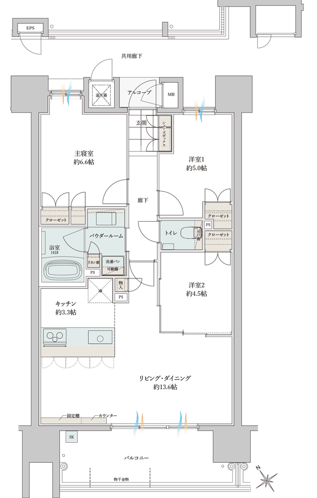 【ホームズ】グランドオーク大分駅前リブレの建物情報 | 大分県大分市金池南1丁目111-2(地番)