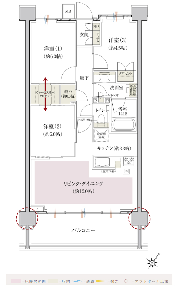 【ホームズ】クレヴィア横浜沢渡の建物情報 | 神奈川県横浜市神奈川区沢渡54番2(地番)