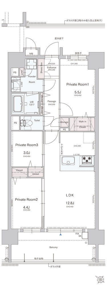【ホームズ】アソシア姪浜 愛宕テラスの建物情報 | 福岡県福岡市西区姪の浜1丁目416-12