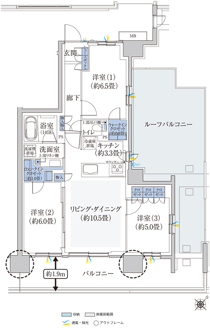 【ホームズ】ハイムスイート新狭山の建物情報 | 埼玉県狭山市新狭山2-23-2(地番)