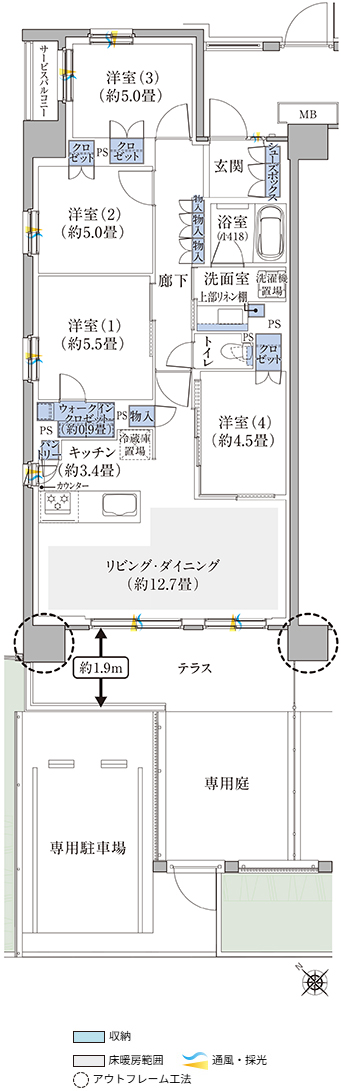 【ホームズ】ハイムスイート新狭山の建物情報 | 埼玉県狭山市新狭山2-23-2(地番)