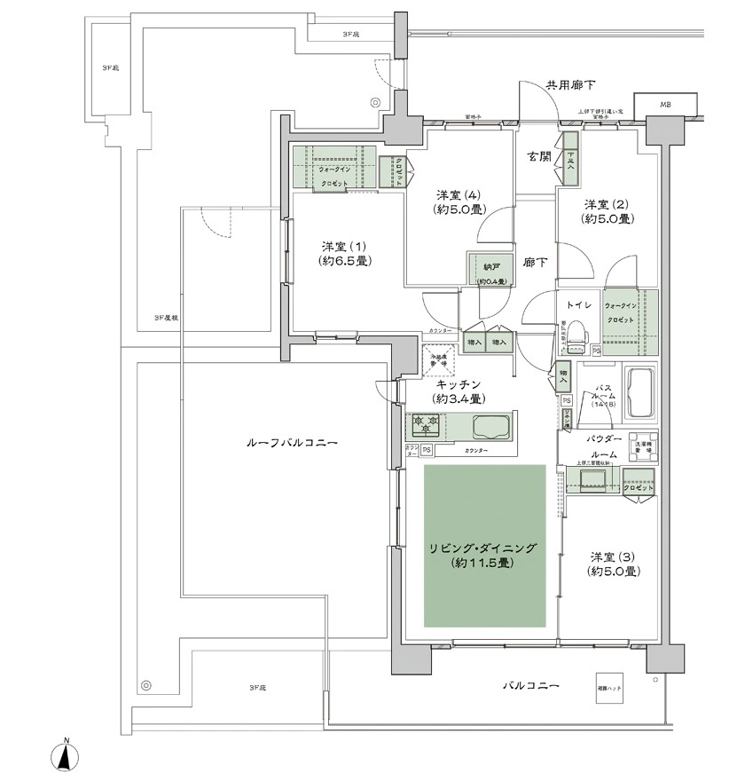 【ホームズ】ガーデンハウス越谷レイクタウンの建物情報 | 埼玉県越谷市レイクタウン7丁目24番1(地番)