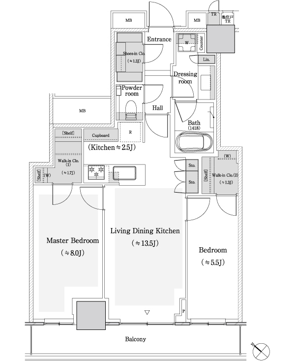 【ホームズ】MID TOWER GRANDの建物情報 | 東京都中央区月島1丁目5000番 他