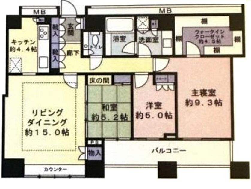 【ホームズ】目白プレイスタワー[3LDK/賃料36万円/20階/96.83㎡]。賃貸マンション住宅情報
