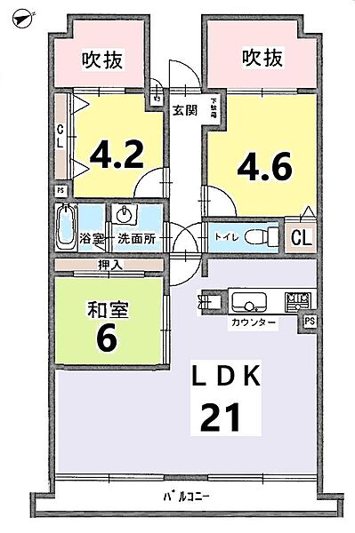 【ホームズ】グローバル草津東 306｜栗東市、JR東海道・山陽本線 草津駅 徒歩22分の中古マンション