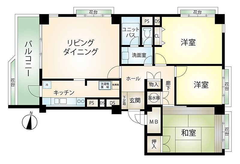 熱海プラザ|3階|95.66m2|3LDK|2,380万円
