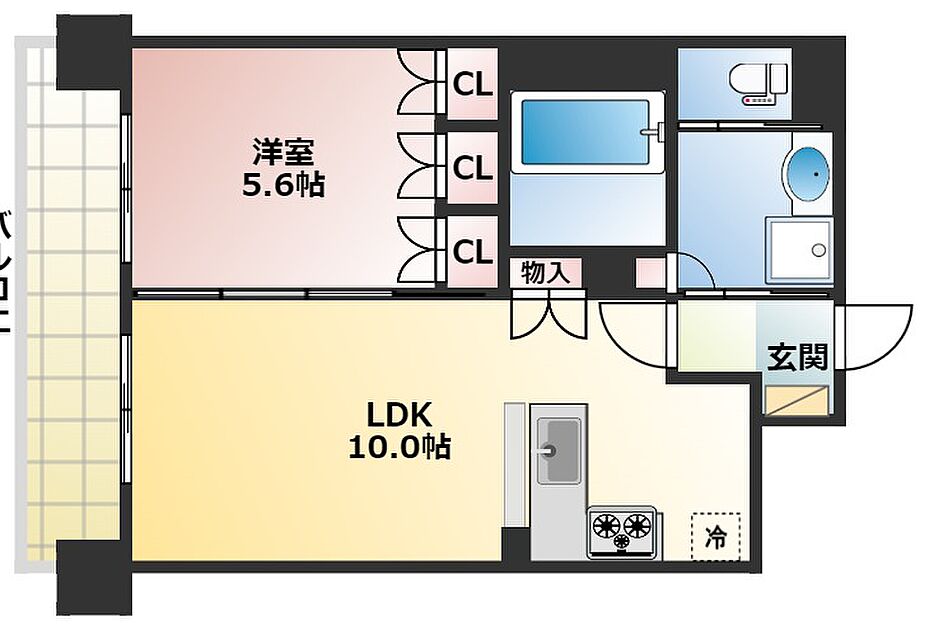 【ホームズ】リーガル京都河原町五条II[1LDK/賃料10.2万円/4階/40.86㎡]。賃貸マンション住宅情報