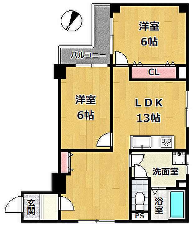 グレイスハイツ板宿 2LDK 3階の中古マンション情報【スマイティ】物件番号：28-8158647