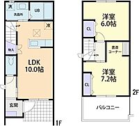 【ホームズ】でお部屋探し！ティアコート f A 2階/106[2LDK/賃料6.3万円/56.07㎡]賃貸アパート住宅情報(物件番号:0124512-0033766、取扱い不動産会社:ハイトス ...