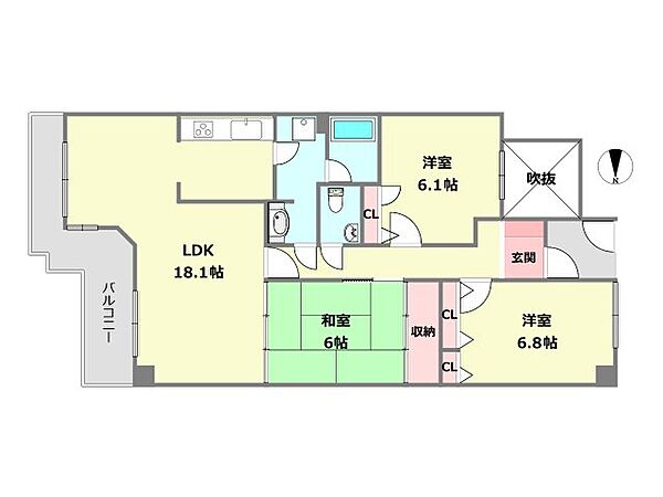 【ホームズ】サーパス西宮塩瀬弐番館｜西宮市、JR福知山線 生瀬駅 徒歩15分の中古マンション