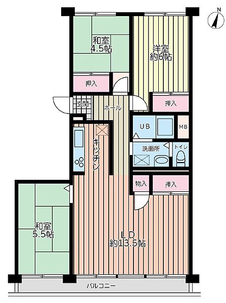 【ホームズ】県ドリームハイツ｜横浜市戸塚区、JR東海道本線 戸塚駅 バス15分 俣野公園・横浜薬大前下車 徒歩5分の中古マンション