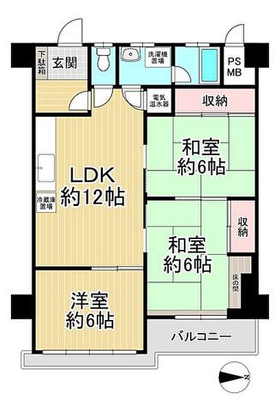 【ホームズ】セントラルレジデンス2号館｜八幡市、京阪本線 石清水八幡宮駅 徒歩24分の中古マンション