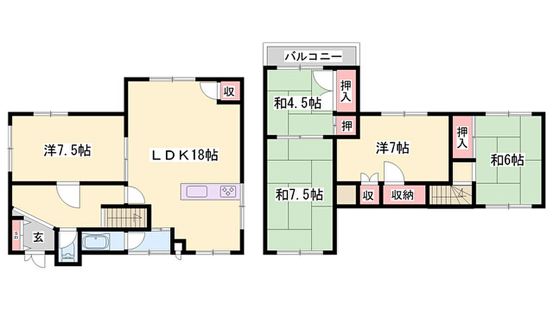 【ホームズ】夢前町置本貸家[5LDK/賃料6万円/146.73㎡]。賃貸一戸建て住宅情報