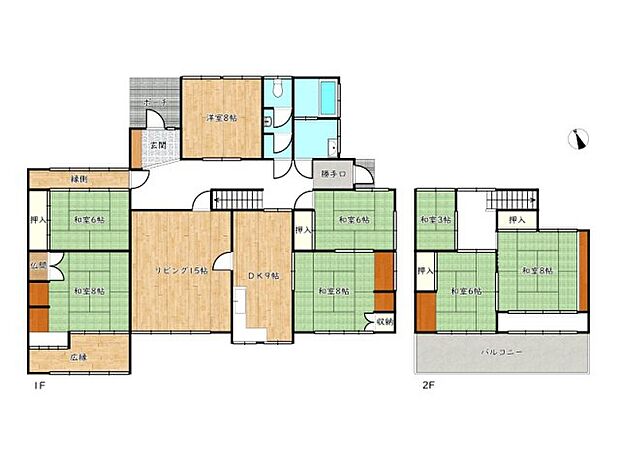 姫路市白国1丁目／中古戸建 8LDKの中古一戸建て情報【スマイティ】物件番号：28-8181695