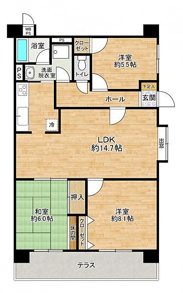 【ホームズ】ヴォルフスガルテン熊本南｜熊本市西区、バス 町口神社前下車 徒歩8分の中古マンション（物件番号：0148614-0000220）