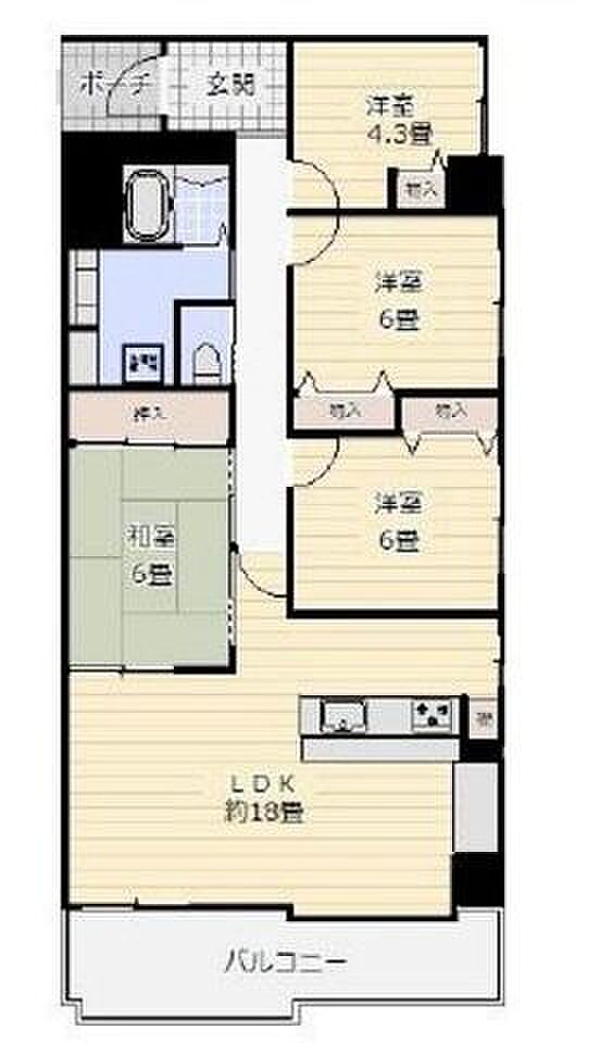アドリーム千里丘 215 4LDK 2階の中古マンション情報【スマイティ】物件番号：27-8200726