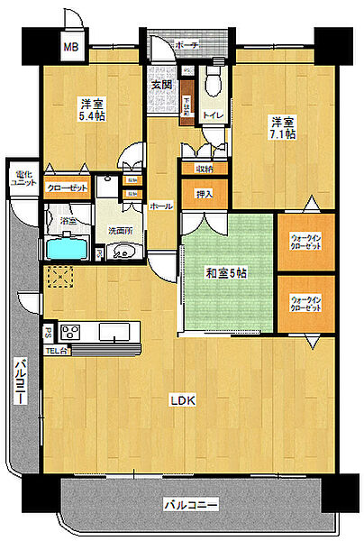 【ホームズ】グランドパレスフォレストガーデン山手 601｜北九州市若松区、JR筑豊本線 若松駅 徒歩7分の中古マンション（物件番号：0151244-0000019）