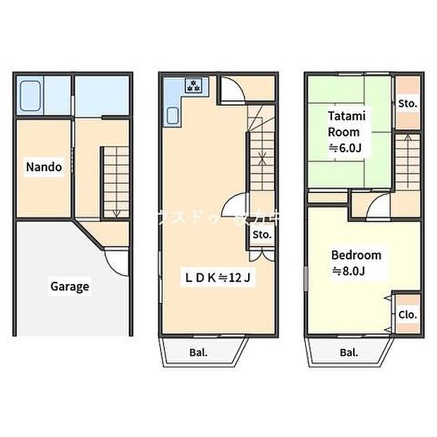 中古戸建 高槻市塚脇1丁目 2SLDKの中古一戸建て情報【スマイティ】物件番号：27-8235663