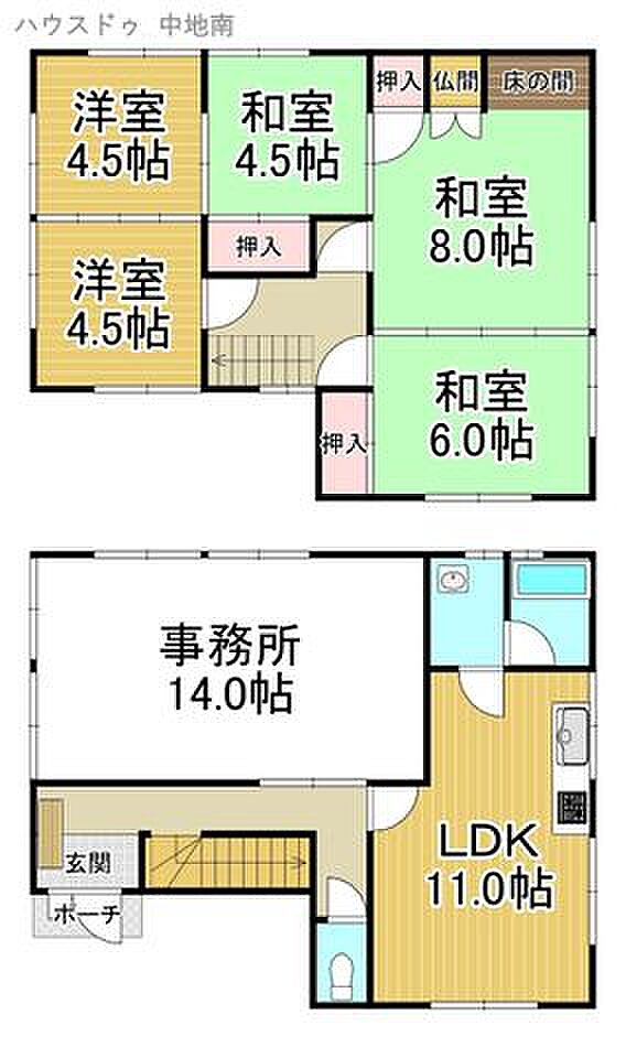 飾磨区亀山 中古戸建 6LDKの中古一戸建て情報【スマイティ】物件番号：28-8372029