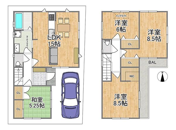 【ホームズ】八尾市小畑町4丁目｜八尾市、近鉄大阪線 河内山本駅 バス6分 青葉町下車 徒歩1分の中古一戸建て