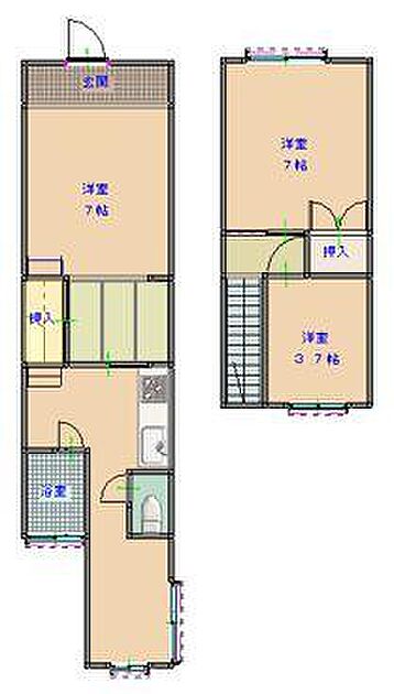 【ホームズ】静岡県富士市吉原1丁目4-11[2SLDK/賃料3.7万円/60.03㎡]。賃貸一戸建て住宅情報
