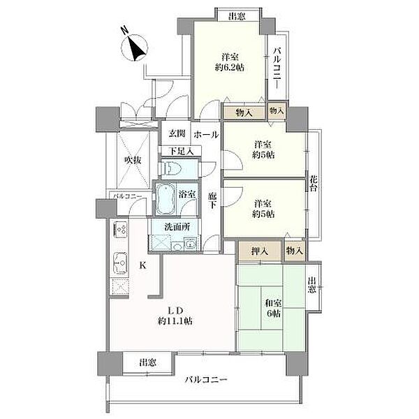 【ホームズ】五日市ヒューマンズ｜広島市佐伯区、広島電鉄宮島線 修大協創中高前駅 徒歩16分の中古マンション