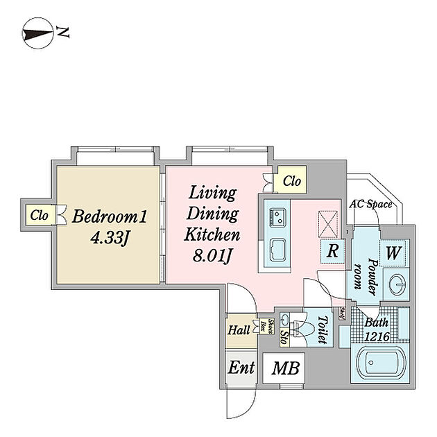 【ホームズ】三田 SK Residence[1LDK/賃料15.8万円/4階/31.63㎡]。賃貸マンション住宅情報