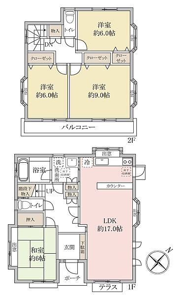 【ホームズ】松伏町田中1丁目 戸建｜北葛飾郡松伏町、東武伊勢崎線 北越谷駅 バス13分 赤岩入口下車 徒歩4分の中古一戸建て