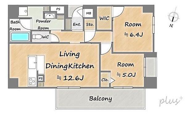 パラドール四条梅津ザ・ファースト 2LDK 2階の中古マンション情報【スマイティ】物件番号：26-8180945