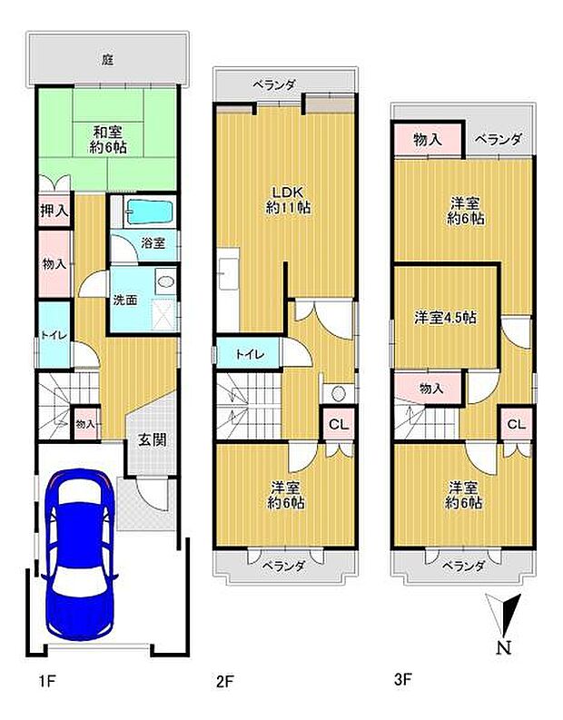 大阪市東住吉区今川3丁目 5LDKの中古一戸建て情報【スマイティ】物件番号：27-7858419