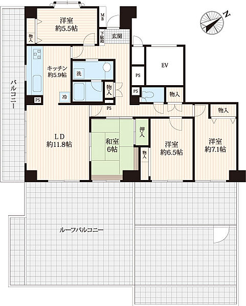 【ホームズ】グランコート津田沼 201｜習志野市、京成本線 京成大久保駅 徒歩11分の中古マンション（物件番号：0148165-0000004）