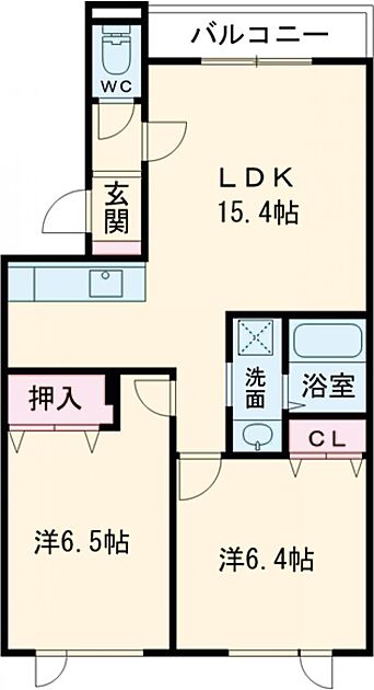 【ホームズ】PearlyShellVI[2LDK/賃料6.1万円/3階/58.74㎡]。賃貸アパート住宅情報