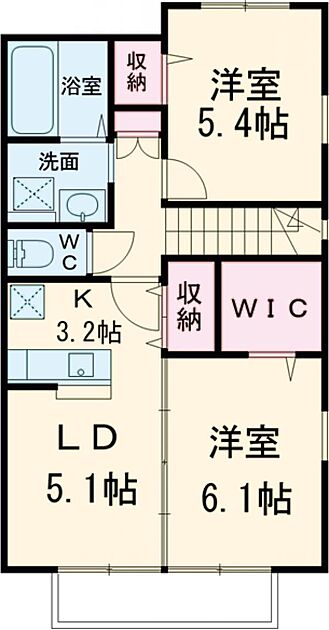 【ホームズ】でお部屋探し！カントリーハイツIII 2階/-[2LDK/賃料6.7万円/57㎡]賃貸アパート住宅情報(物件番号:3701138-0178534、取扱い不動産会社:ハウスコム関東 ...