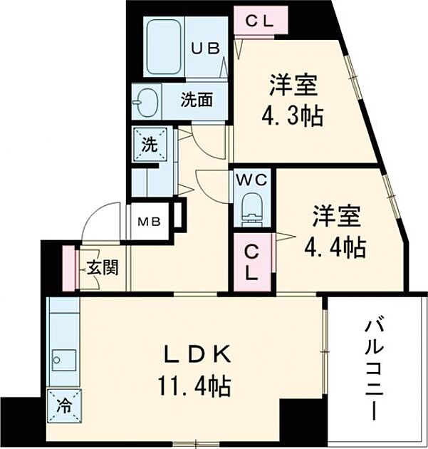 【ホームズ】でお部屋探し！GENOVIA瑞江 3階/305[2LDK/賃料17.1万円/50.5㎡]賃貸マンション住宅情報(物件番号:3701043-0302391、取扱い不動産会社:ハウス ...